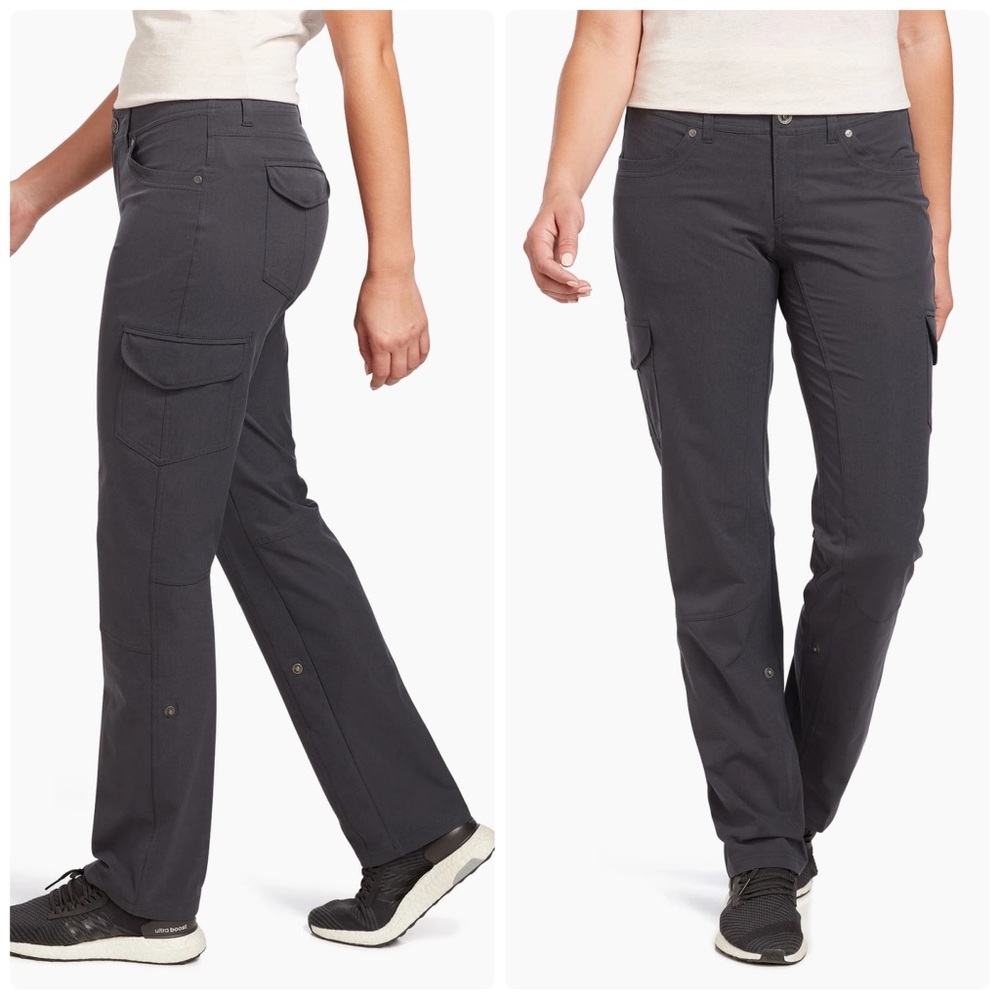 Kuhl Freeflex Roll Up Relaxed Fit Pants Koal Gray - Gem